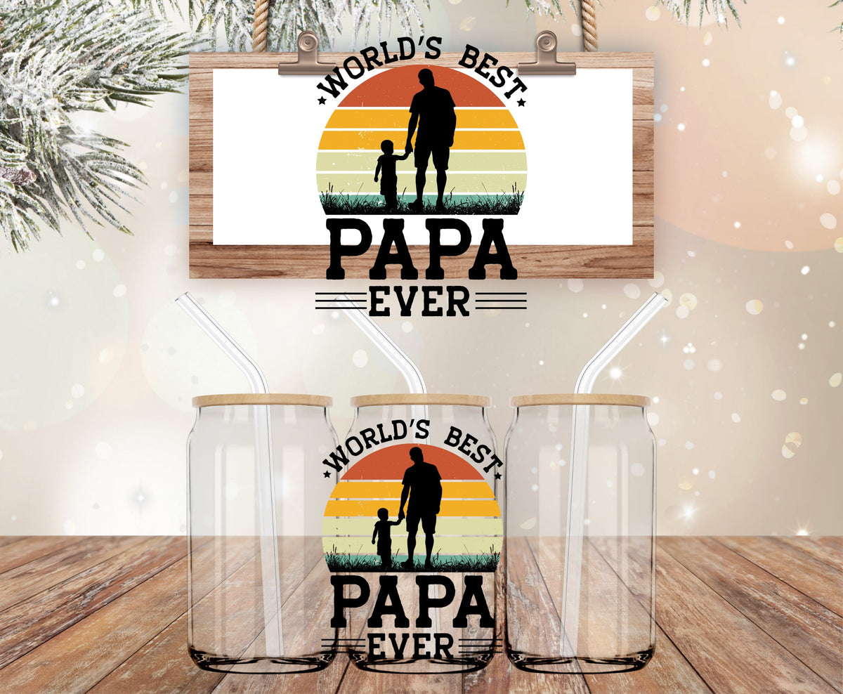 Best papa decal (must also add a cup) – Honey and Hope