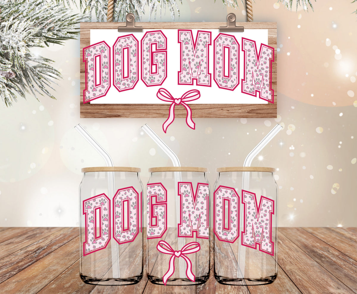 Pink Dog mom decal (must also add a cup) – Honey and Hope